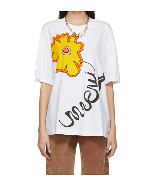 Marni Floral Print Logo T-shirt
