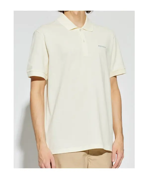 Alexander McQueen Logo Embroidered Short-sleeved Polo Shirt