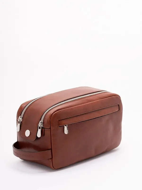 Brunello Cucinelli Zipped Beauty Case