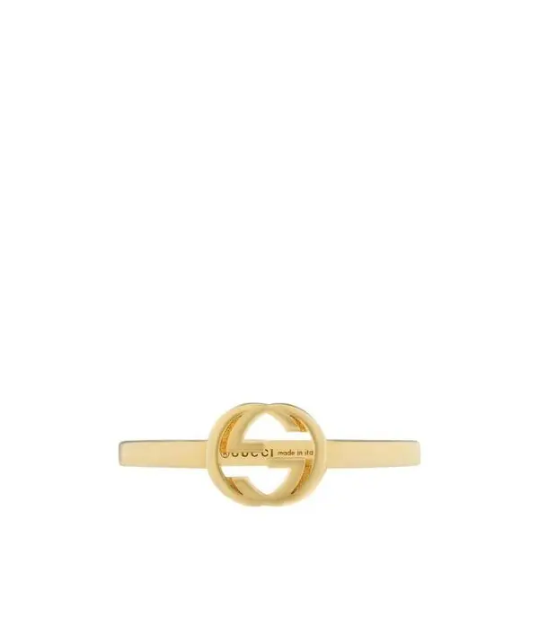 Gucci Interlocking G Ring - Yellow
