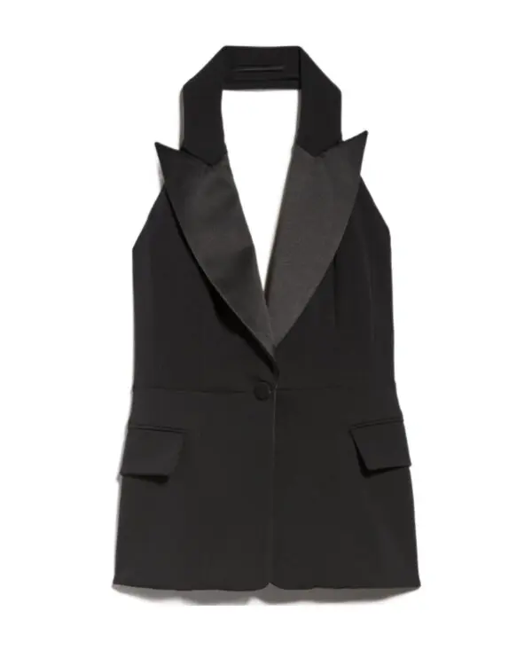 Max Mara Virgin Wool Suit Style Top