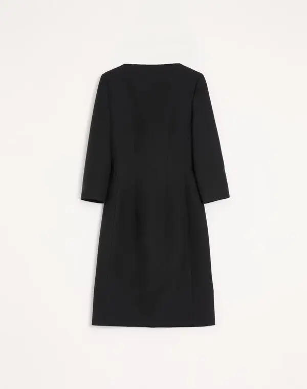 Valentino Garavani Crepe Couture Dress With Bow Detail