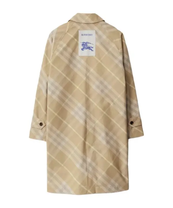 Burberry Reversible Check-printed Buttoned Car Coat
