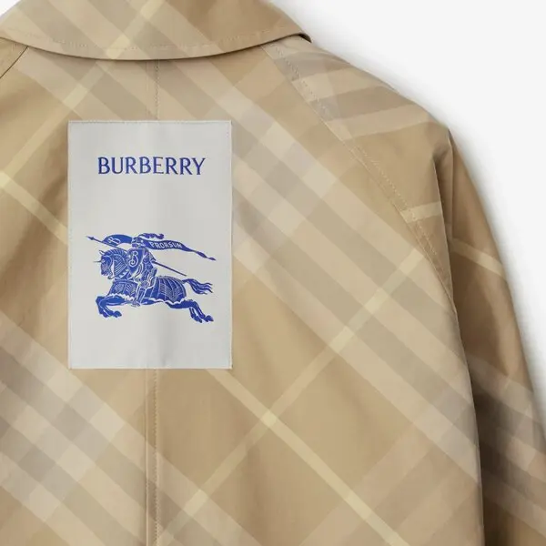 Burberry Reversible Check-printed Buttoned Car Coat