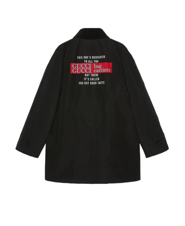 Gucci Cotton Lyric-print Jacket