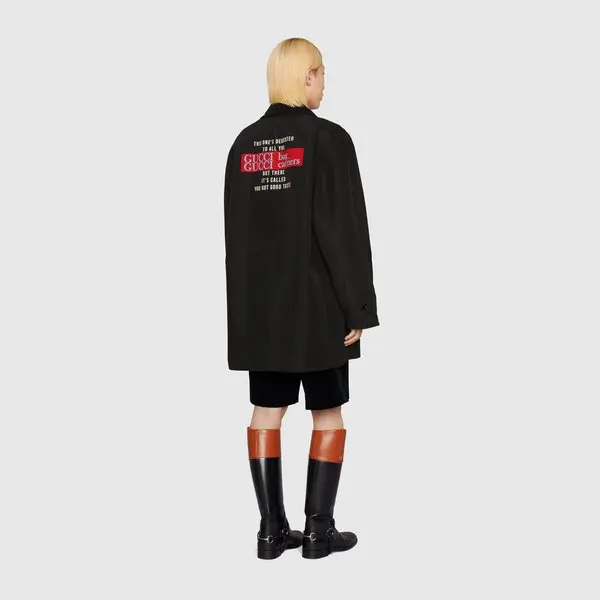 Gucci Cotton Lyric-print Jacket
