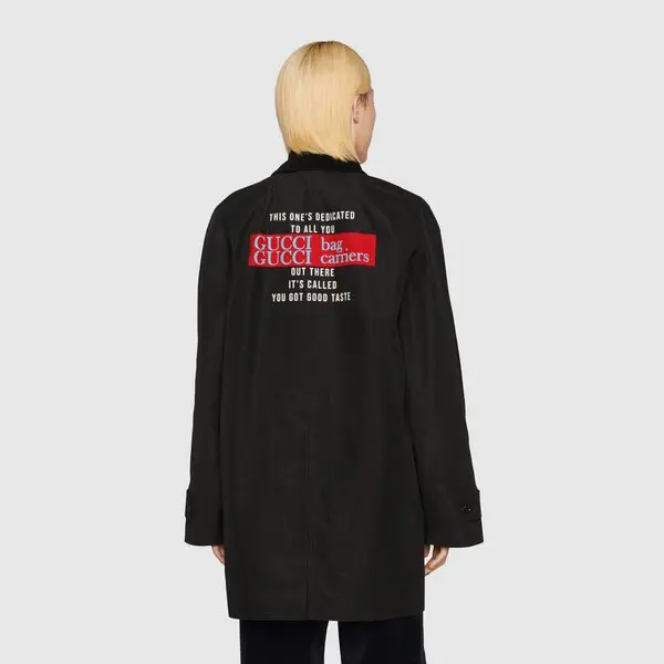 Gucci Cotton Lyric-print Jacket