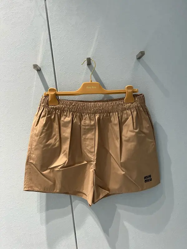 Miu Miu Poplin Shorts