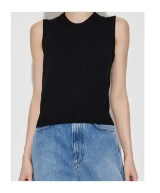 Dolce & Gabbana Sleeveless Round Neck Top
