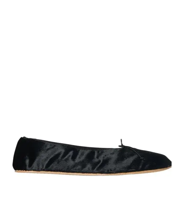 THE ROW Velvet Ballet Flats