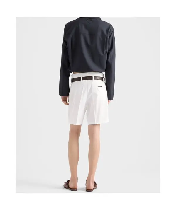 Prada Zip-up Blouson Jacket - Blue