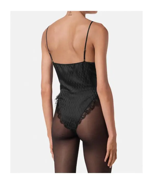 Versace Lace-detailed Bodysuit