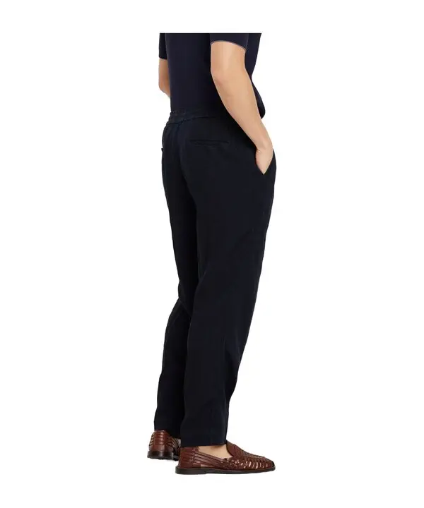 Brunello Cucinelli Elasticated Waistband Drawstring Pants - Midnight Blue