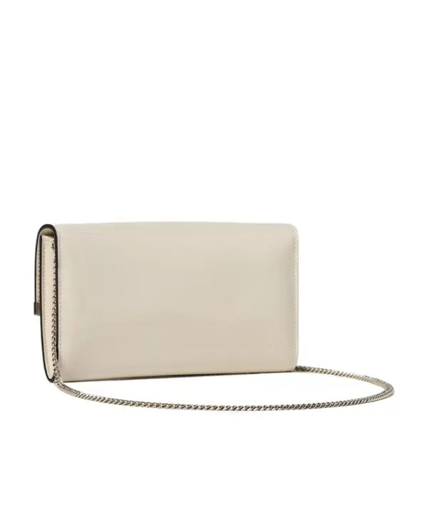 JIMMY CHOO Emmie Chain Linked Clutch Bag - Brown