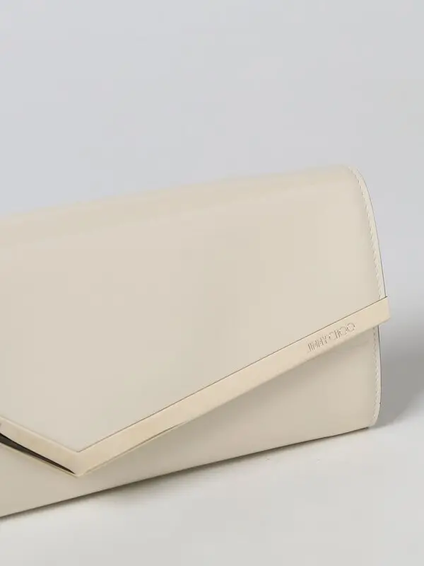 JIMMY CHOO Emmie Chain Linked Clutch Bag - Brown