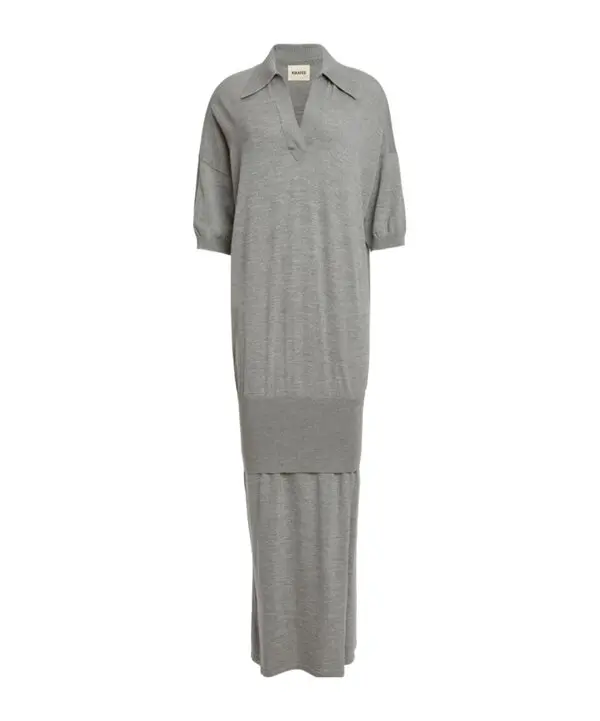 Khaite The Rue Fine-knit Maxi Dress