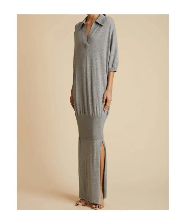 Khaite The Rue Fine-knit Maxi Dress