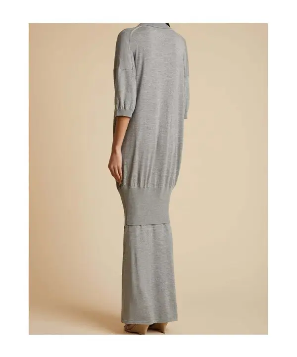 Khaite The Rue Fine-knit Maxi Dress