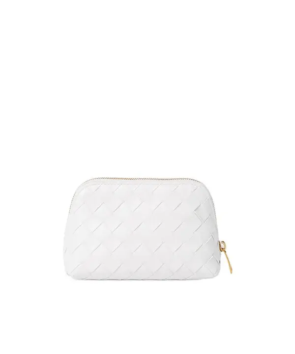 Bottega Veneta Intrecciato Braided Makeup Bag