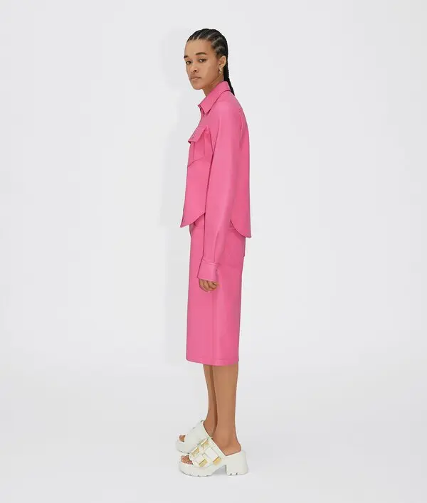 Bottega Veneta High-rise Wide-leg Shorts
