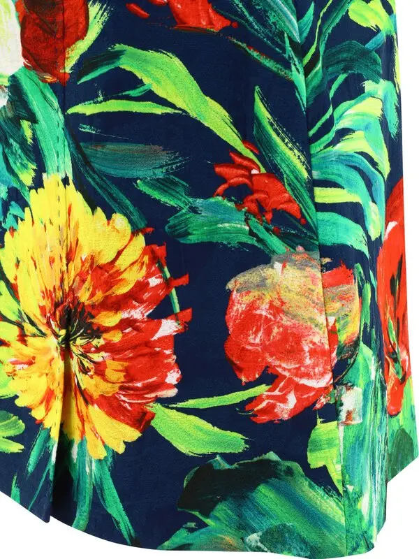 Dolce & Gabbana Floral Print Mini Skirt
