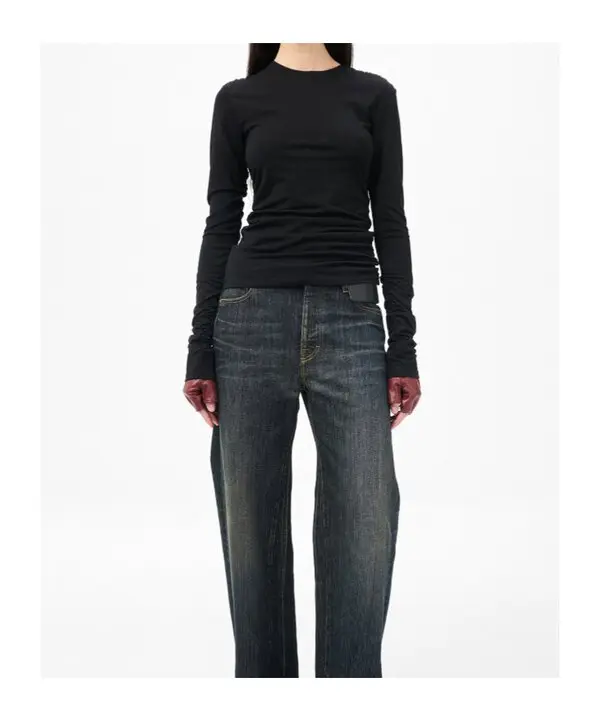 Our Legacy Strain Slim Long Sleeve T-shirt - Black