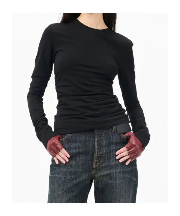 Our Legacy Strain Slim Long Sleeve T-shirt - Black