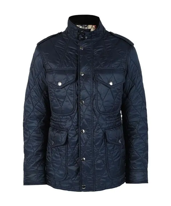 Burberry Emblem Cotton Suit - Navy
