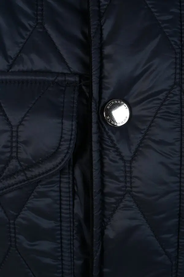 Burberry Emblem Cotton Suit - Navy