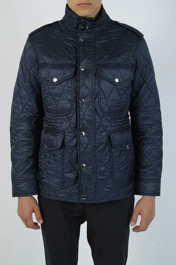 Burberry Emblem Cotton Suit - Navy