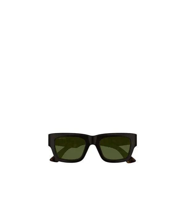 Gucci Rectangular Frame Sunglasses - Black