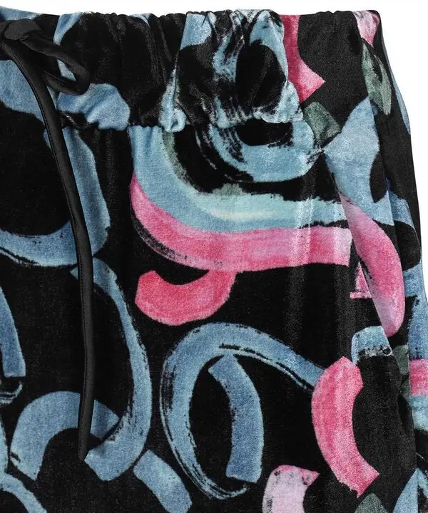 Emporio Armani Printed Velvet Skirt