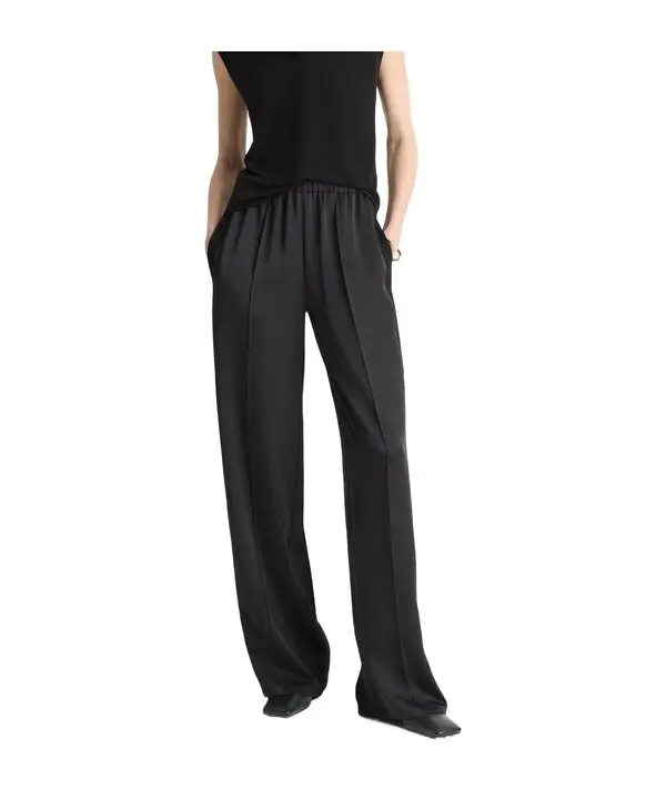 Vince Satin Wide-leg Pants