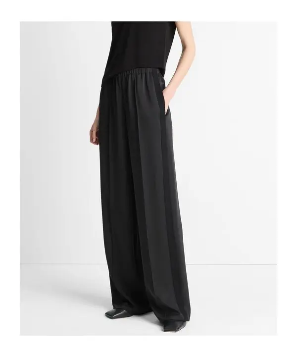 Vince Satin Wide-leg Pants