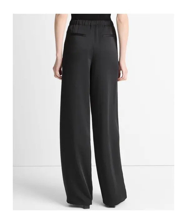 Vince Satin Wide-leg Pants