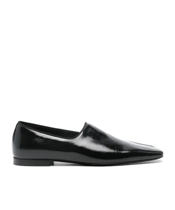 TOTEME The Piped Loafer - Black