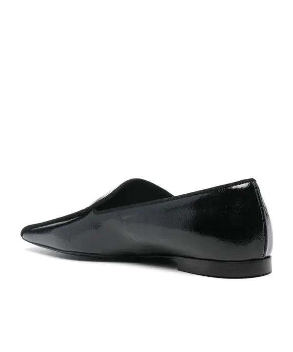 TOTEME The Piped Loafer - Black