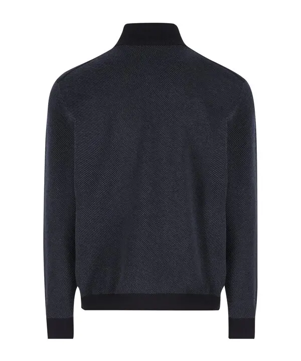 Loro Piana Roadster Half-zip Jumper - Black