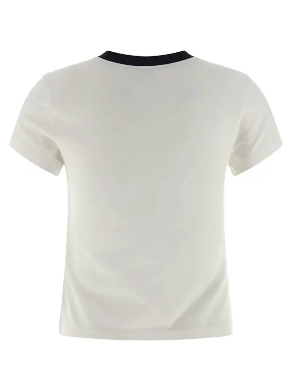 Off-White Logo Detailed Crewneck T-shirt - White