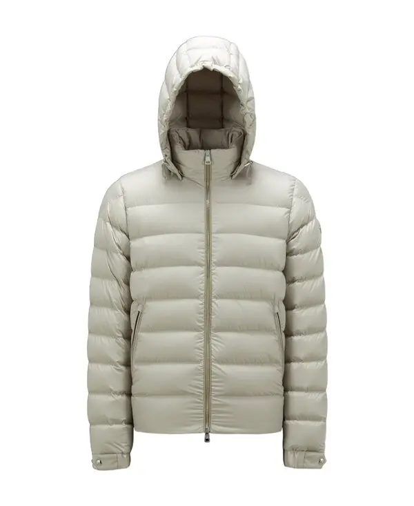 Moncler Arneb Zip-up Padded Jacket - Beige