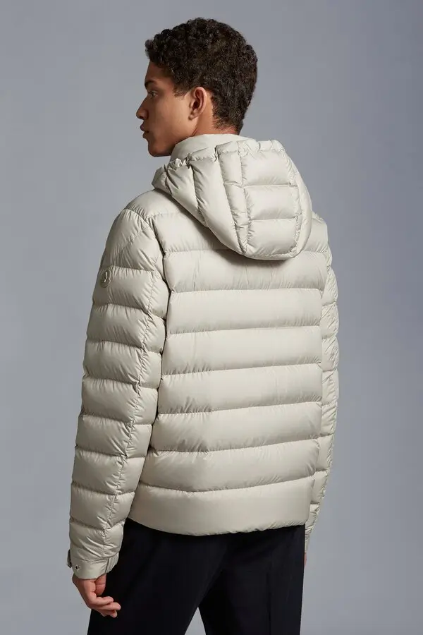 Moncler Arneb Zip-up Padded Jacket - Beige