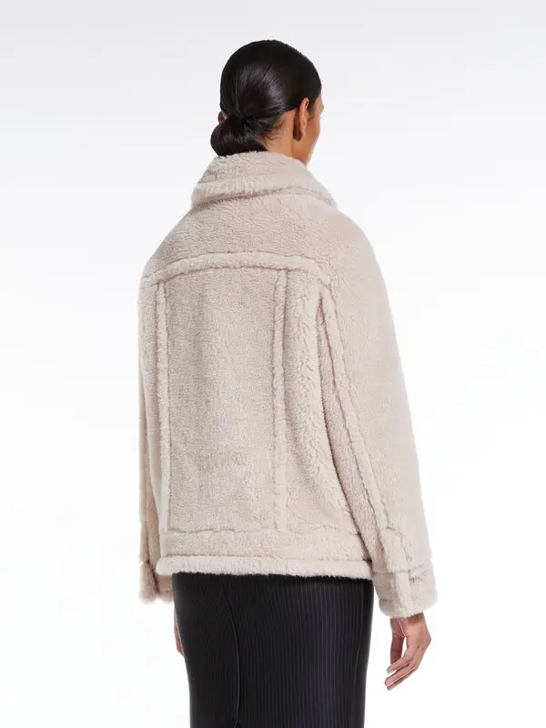 Max Mara Teddino Faux-shearling Jacket - Nude