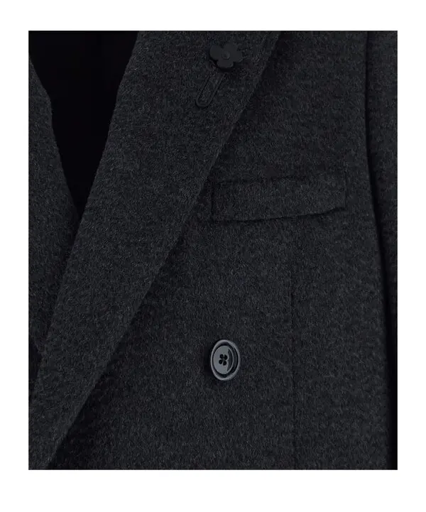 LARDINI Double Breasted Tailored Coat