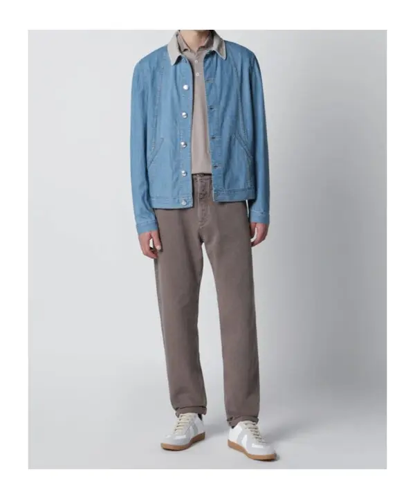 Brunello Cucinelli Single-breasted Denim Jacket - Blue