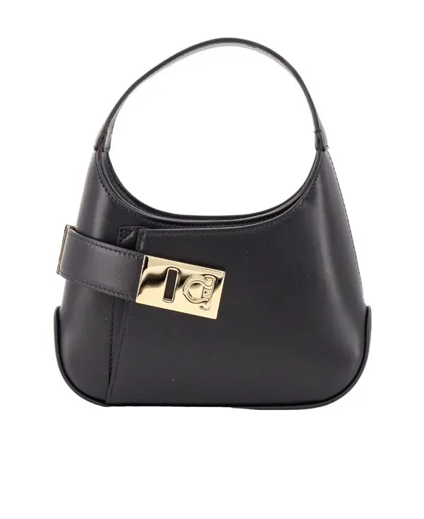 FERRAGAMO Gancini Buckle Mini Hobo Bag