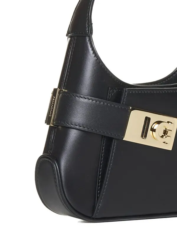 FERRAGAMO Gancini Buckle Mini Hobo Bag