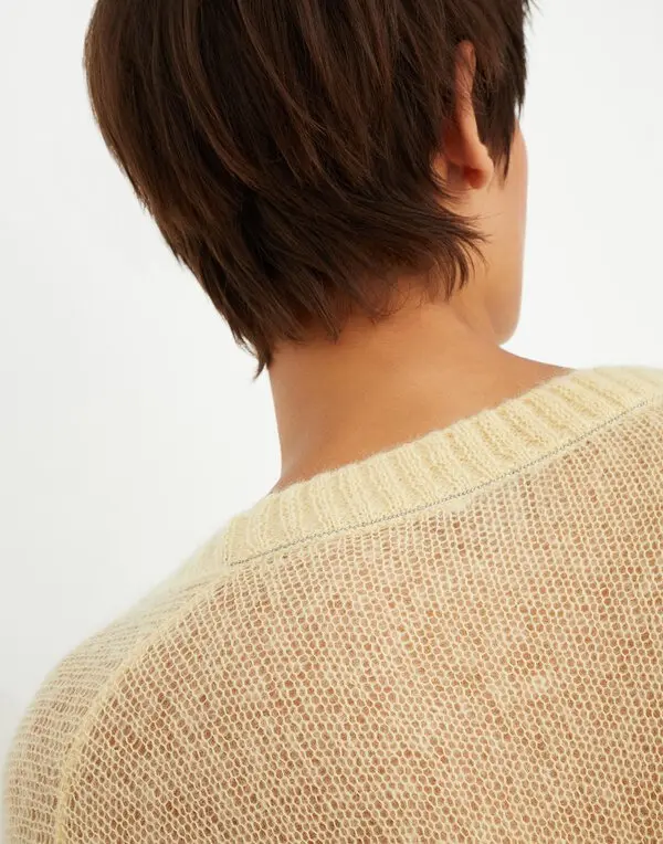 Brunello Cucinelli Drop-shoulder Mohair-blend Cardigan