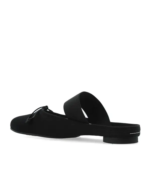 MAISON MARGIELA Bow Detailed Slip-on Slipper