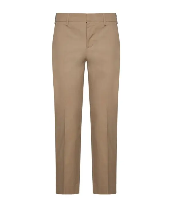 PT TORINO Stretch-cotton Straight-leg Trousers