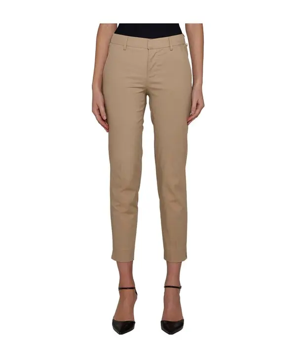PT TORINO Stretch-cotton Straight-leg Trousers